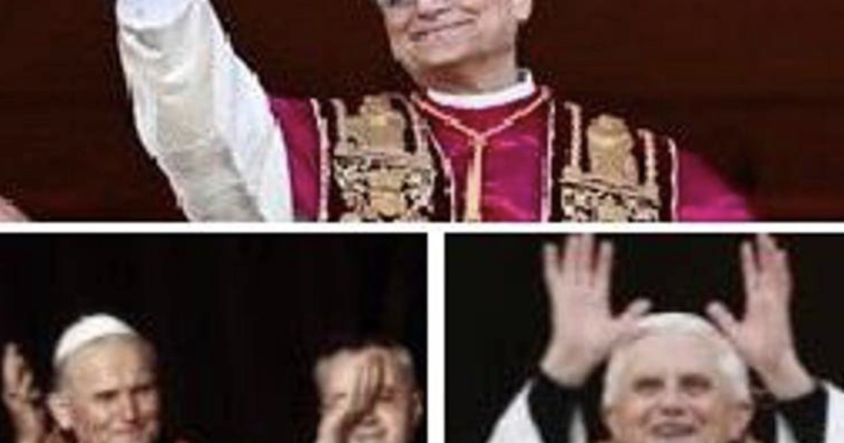 Papa Prevost come Wojtyla e Ratzinger: alla loggia con stola, mozzetta ...